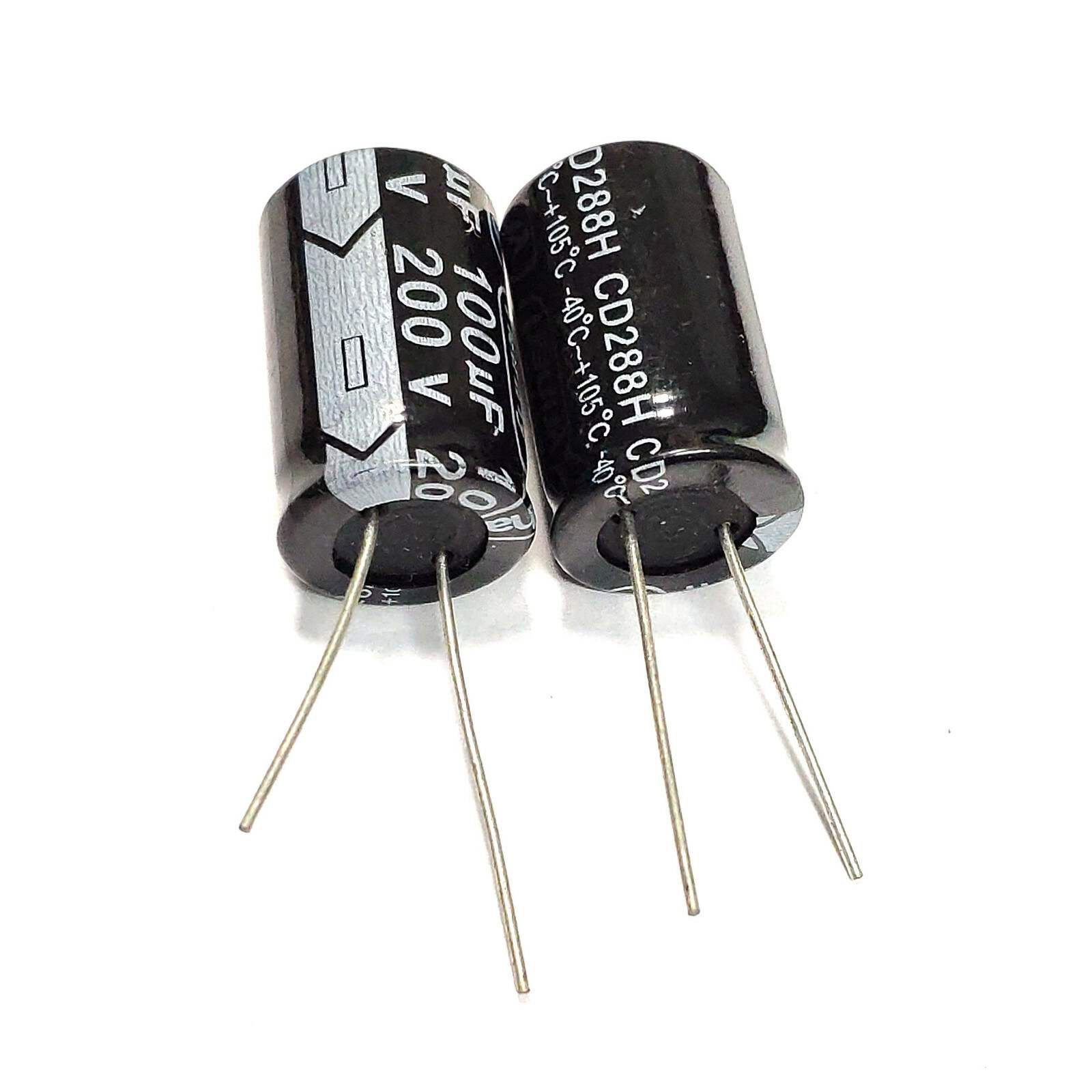 5pcs 200v 100uf 200volt 100mfd electrolytic capacitor 16×25mm | eBay