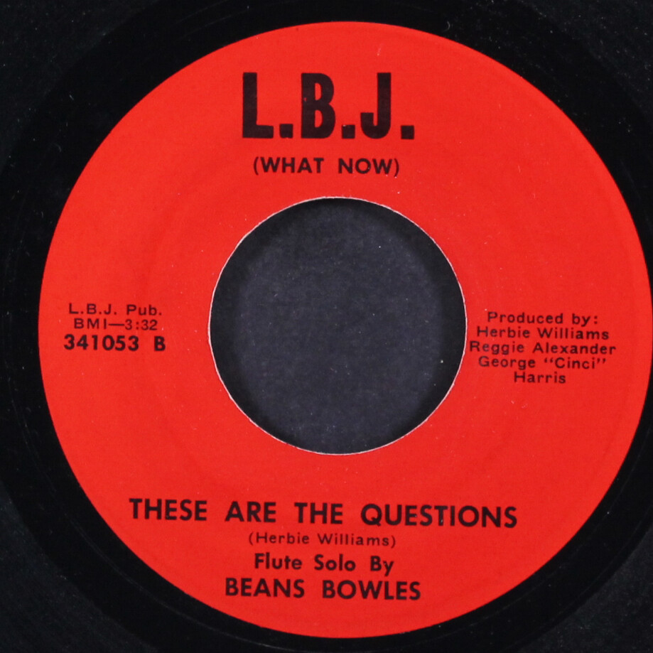REGGIE ALEXANDER: these are the questions / instrumental L.B.J. 7 ...