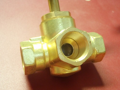 FUEL VALVE SHUT OFF FUEL TANK 3/8" THREAD 20761 3 WAY VALVE 1/2 HOSE ...