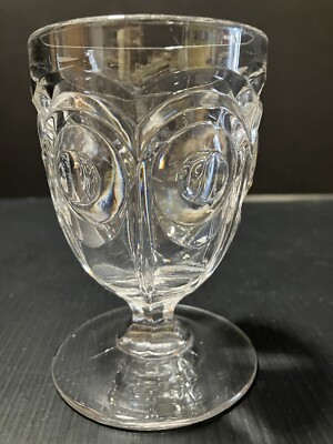 EAPG Bullseye Flint Egg Cup c. 1860-1869 | eBay