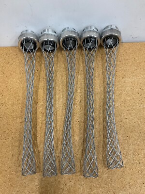 Lot of 5 Ericson SR-094 Wire Strain Relief Mesh Grips 1.25 Inch w/ Male ...