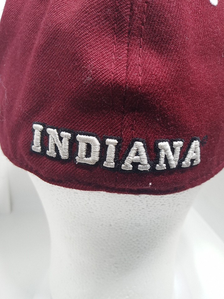 INDIANA UNIVERSITY BASEBALL CAP. FITTED 7 1/2 UNIVERSITY OF INDIANA CAP ...