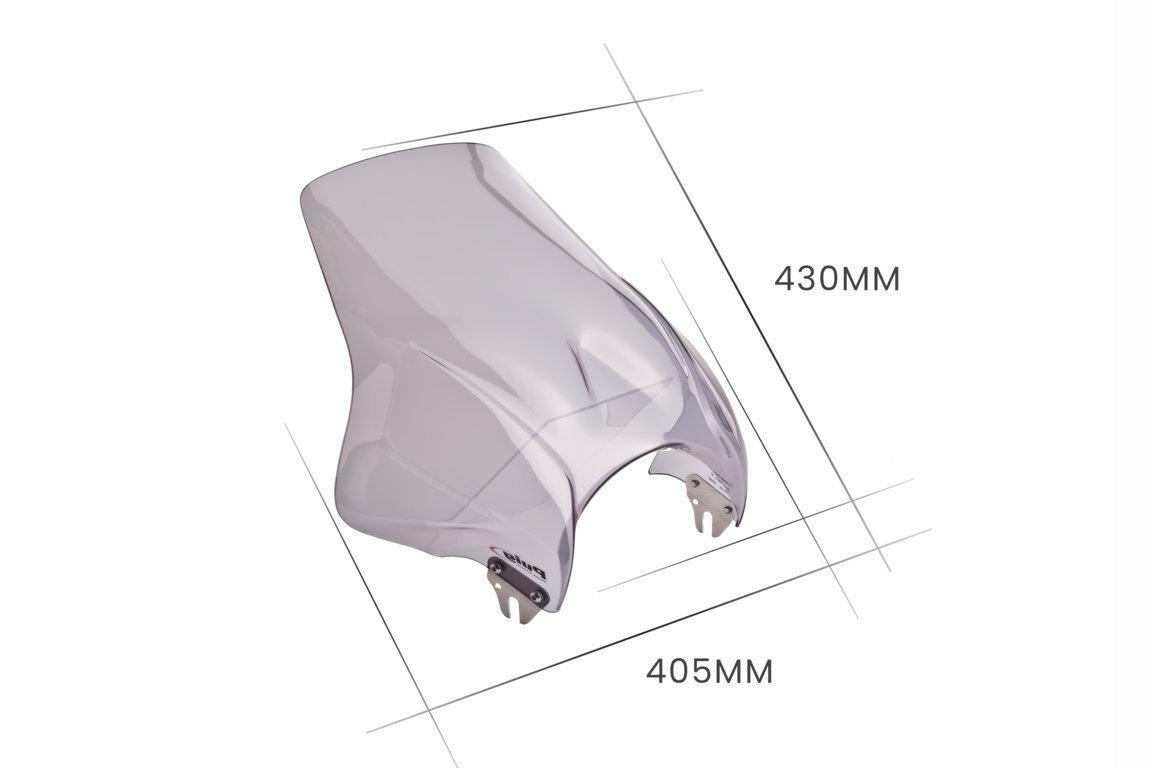 Puig Plus Screen Windshield Dark Smoke Honda CBF 250 2004 - 2016 | eBay