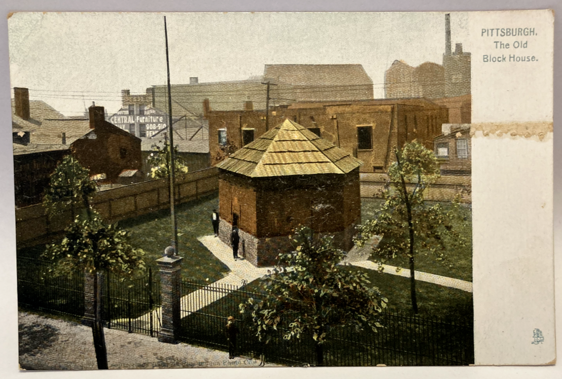 The Old Block House, Pittsburgh, PA Pennsylvania Vintage TUCK Postcard ...