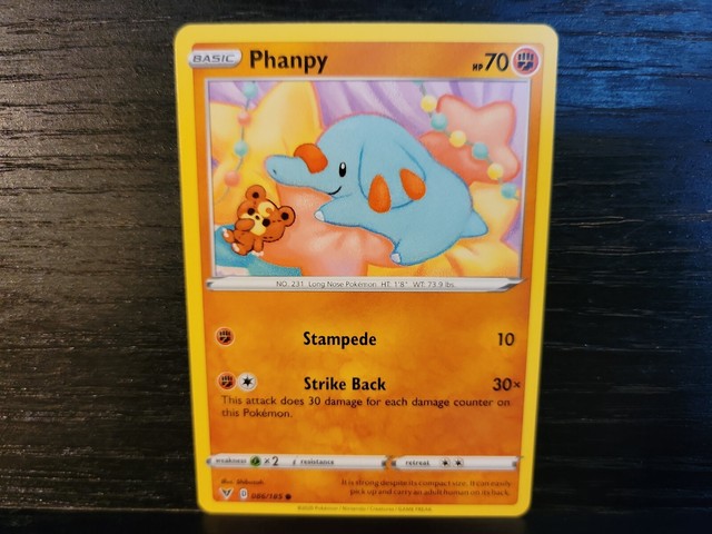 Pokémon TCG Phanpy Vivid Voltage 086/185 Regular Common for sale online ...