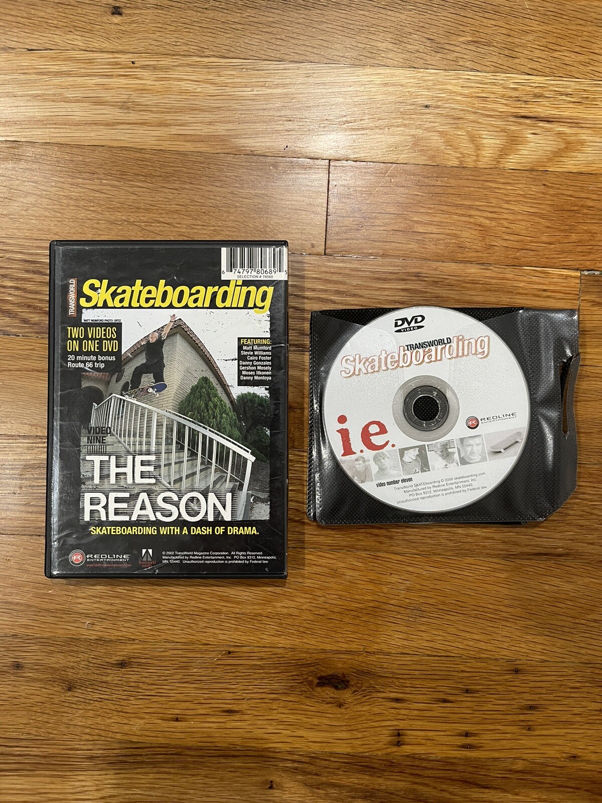 Transworld Skateboarding Feedback The Reason and IE DVDs Rare TESTED ...