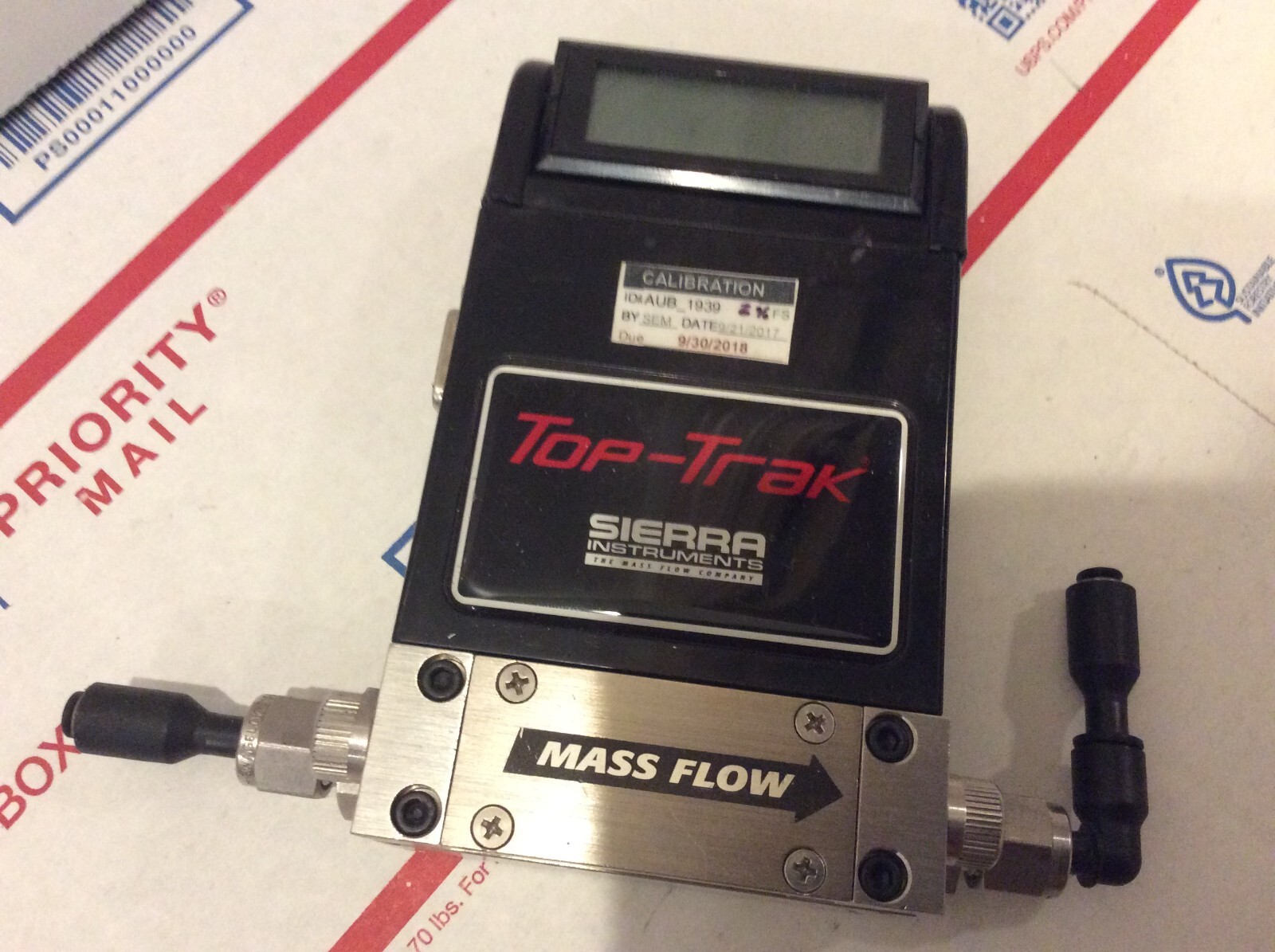 Sierra Top Trak 822S-L-2-OV1-PV1-V1-HP Mass Flow Meter Air 0-20 SCCM | eBay