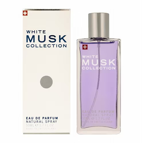 Musk Collection White Musk Eau de Parfum Spray 50ml Floral Woody Scent ...
