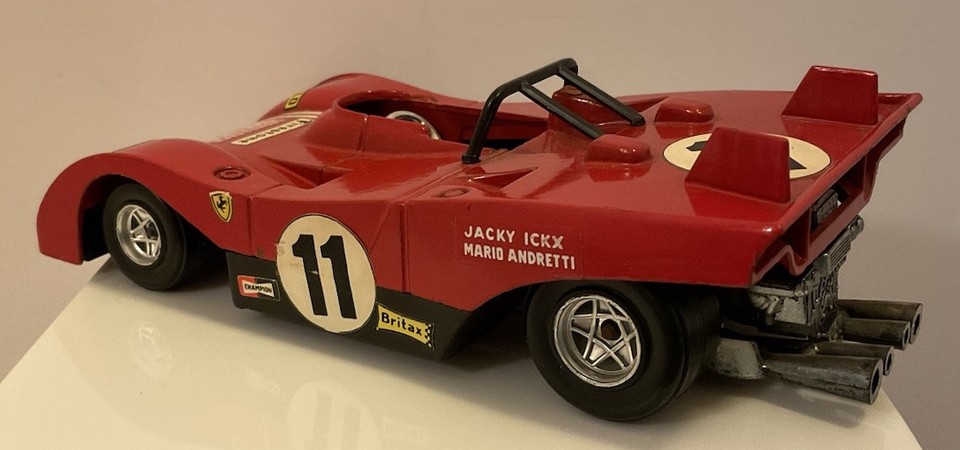 FERRARI 312 PB GROUP 6 PROTOTYPE CAR POLITOYS L1 ITALY DIECAST F1 MARIO ...