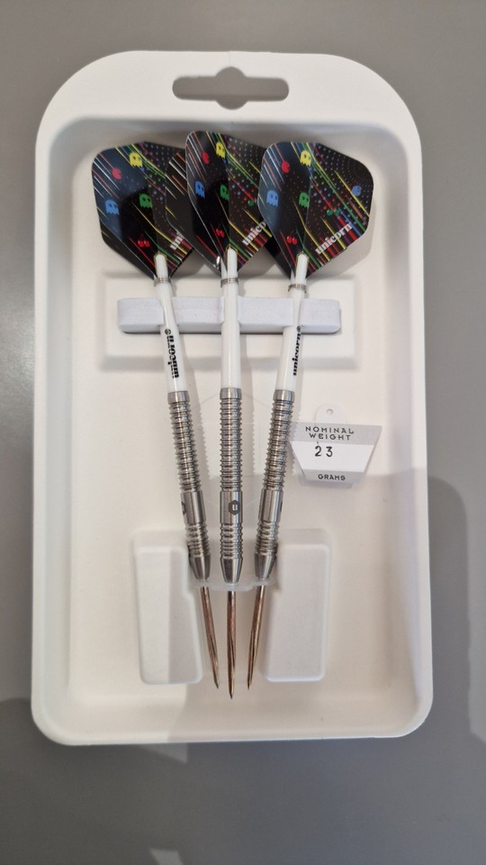 Unicorn Adam Paxton Contender 90% Tungsten Steel Tip Darts - 23g | eBay UK