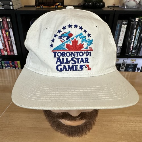 Vintage 90s Toronto MLB All Star Game Starter Snapback Hat White 1991 ...