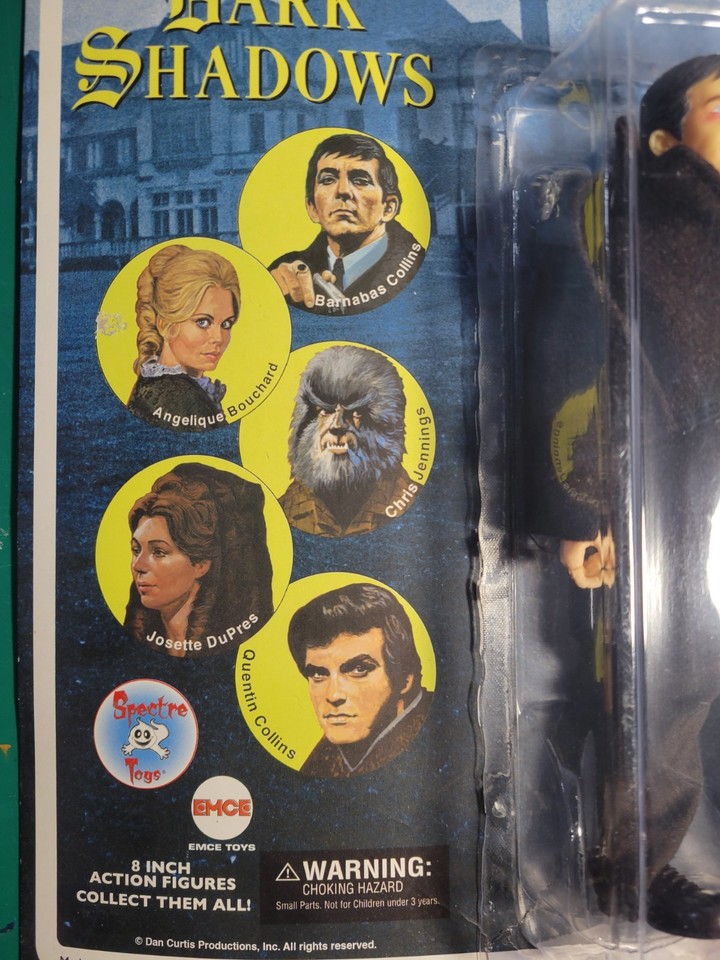 Dark Shadows Barnabas Collins 8" Vampire Action Figure EMCE Spectre ...
