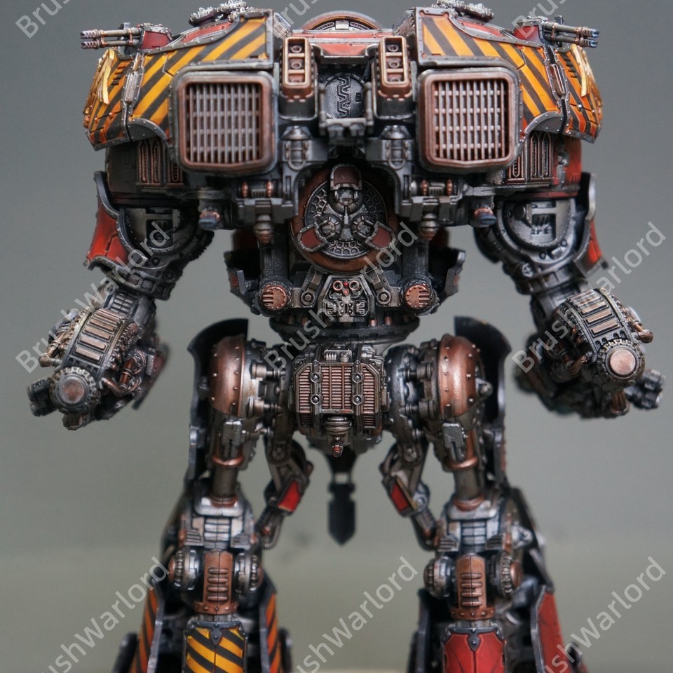 Warhammer 40K PAINTED Imperial Knight Warmaster Heavy Battle Titan GW ...