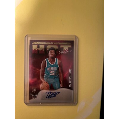 Mark Williams 2022-23 Panini NBA Hoops HOT Signatures RC Autograph ...