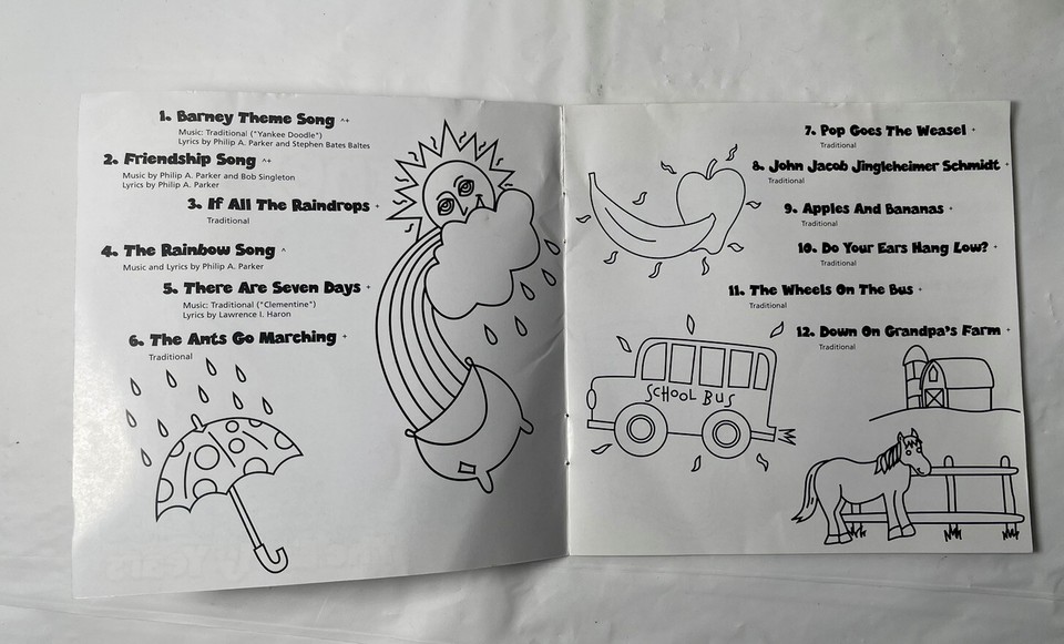 Barney's Greatest Hits: The Early Years (CD, 2000, Barney Music ...