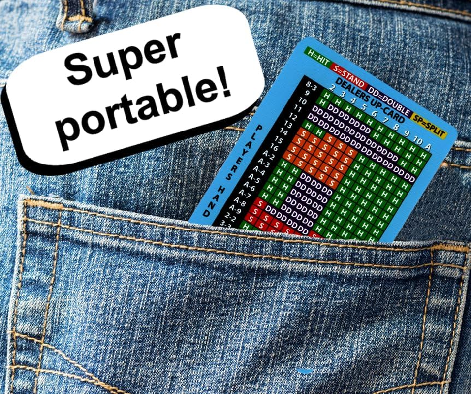 Basic Strategy Card for Blackjack | eBay