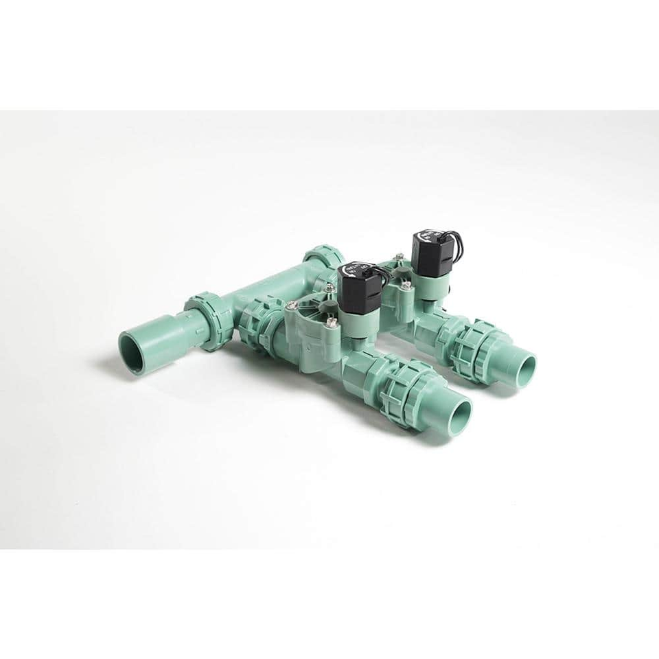 2-valve inline manifold assembly | orbit preassembled heavy duty ...