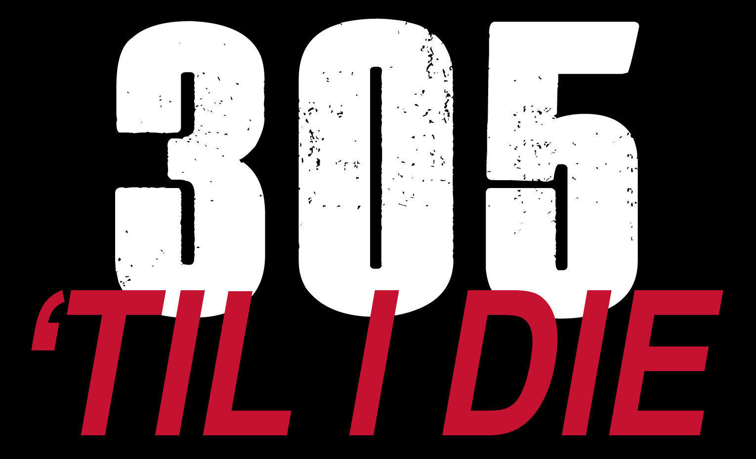 5" 305 till i die miami florida bumper sticker made in the usa | eBay