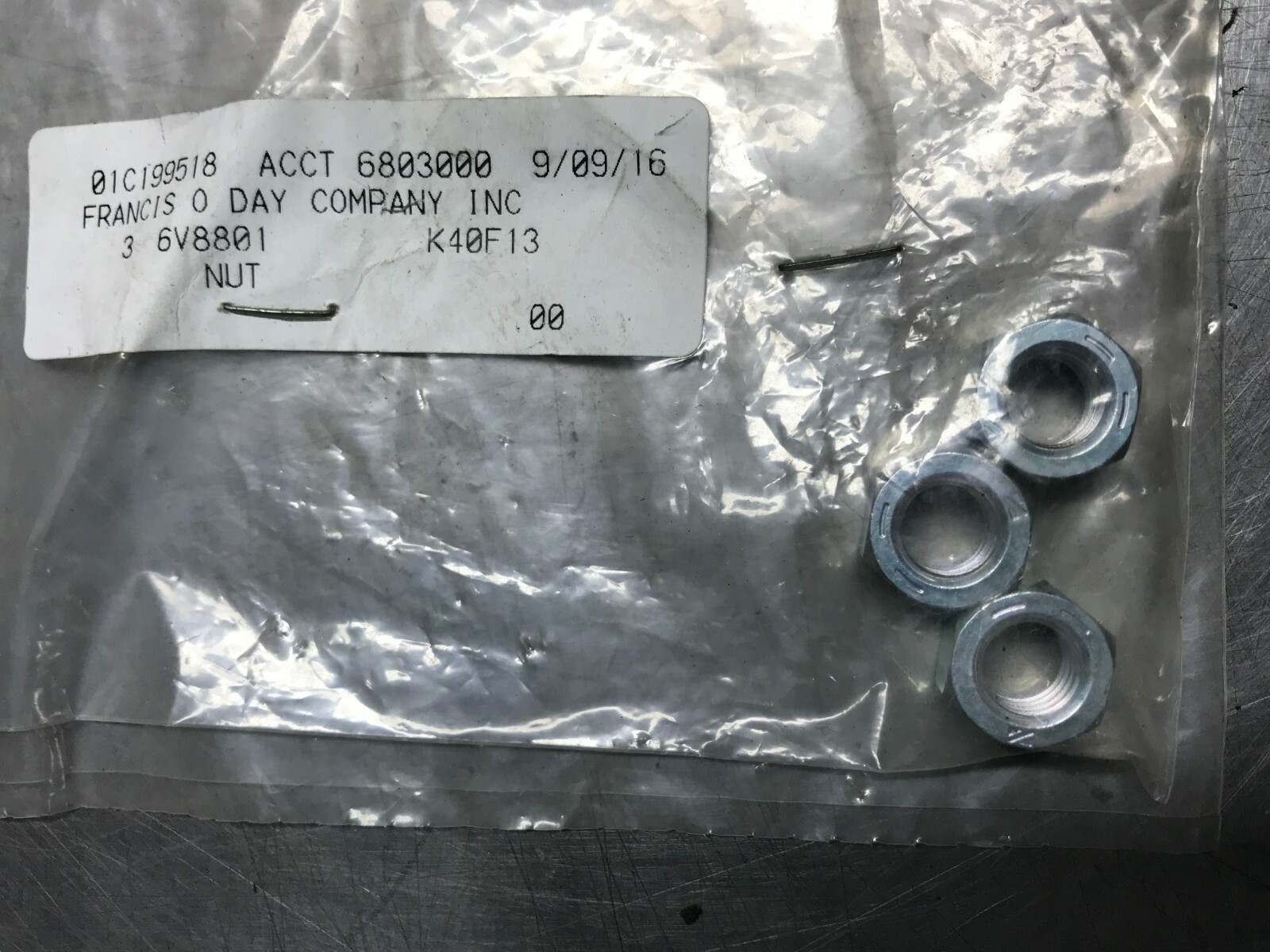 6V8801 GENUINE CAT NUT QTY of 3 Nuts Caterpillar 6V-8801 | eBay