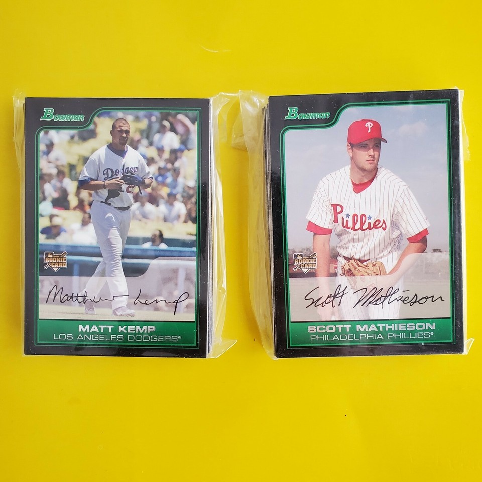 2006 Bowman Draft Baseball Set BDP1-BDP55! Kemp Martin Lester Weaver ...