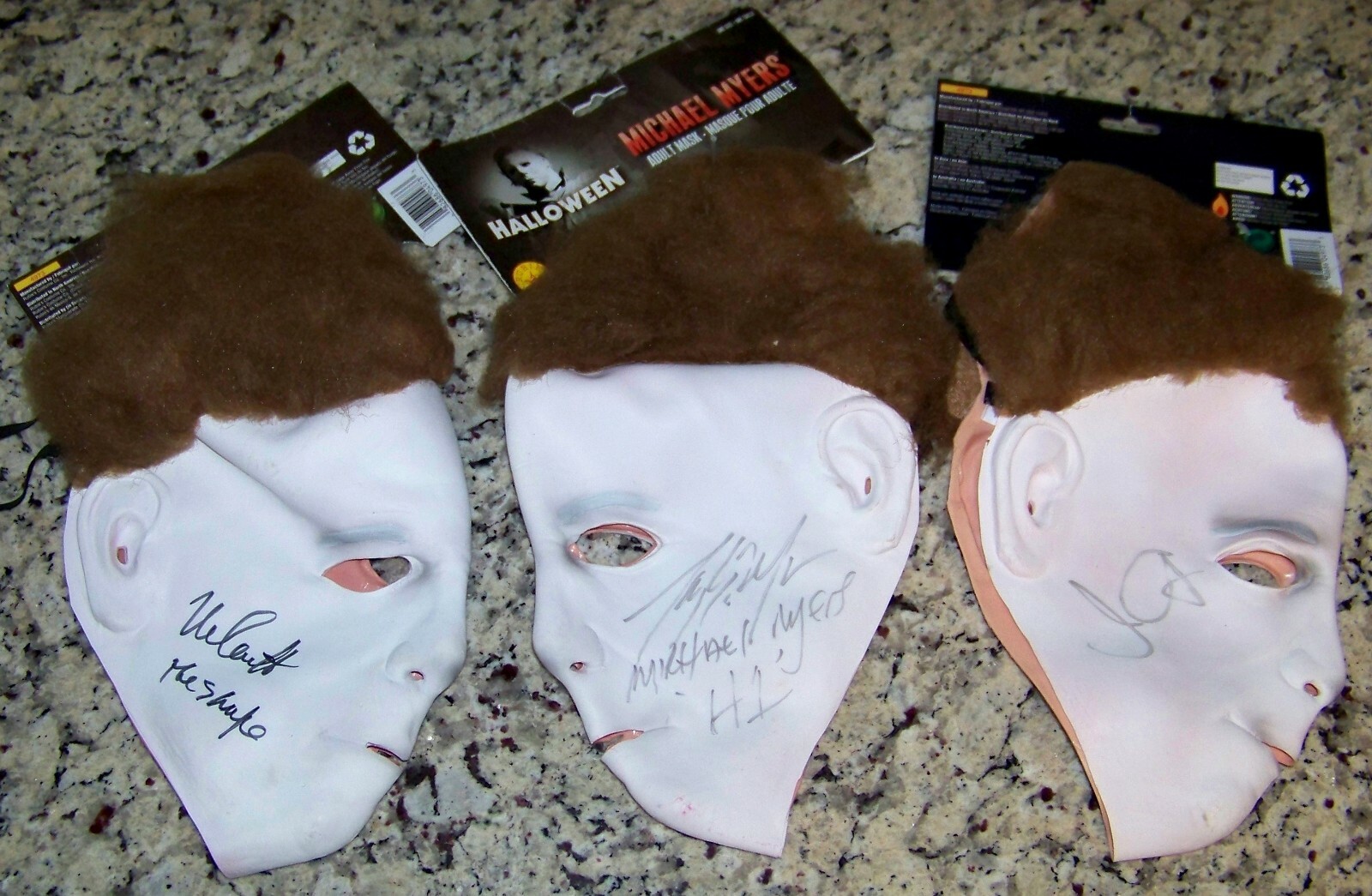 John Carpenter Nick Castle Tony Moran Michael Myers Signed Mask Beckett ...