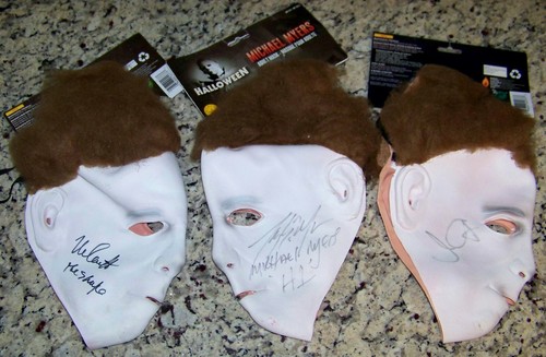 John Carpenter Nick Castle Tony Moran Michael Myers Signed Mask Beckett ...
