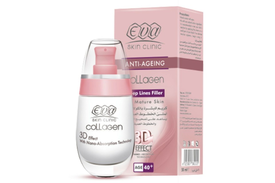 50ml, Eva Collagen Anti-Ageing DEEP LINES FILLER Cream 3D Effect Age 40 ...
