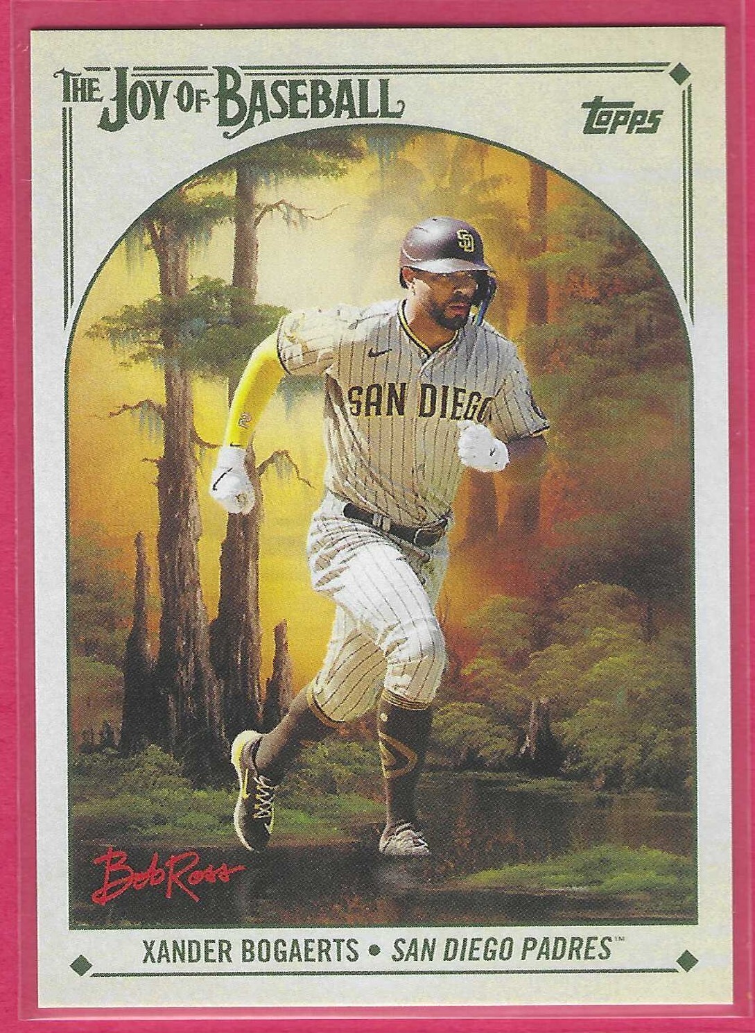 2023 Topps X Bob Ross The Joy of Baseball XANDER BOGAERTS #84 San Diego ...