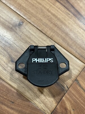 Phillips Industries 16-7242 Trailer Receptacle Socket 2 Hole, Bullet | eBay