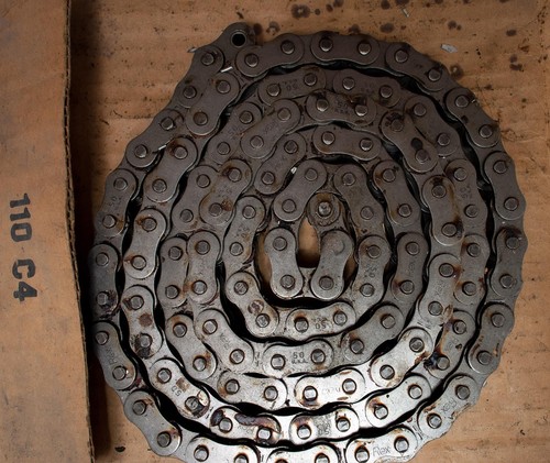 Rex #50 3/8" 6 Foot Roller Chain | eBay