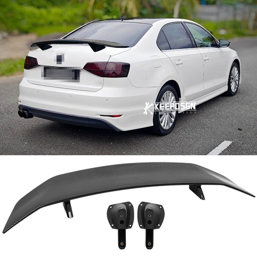 Carbon Fiber Style Rear Trunk Spoiler Wing Lip For Volkswagen VW Jetta ...