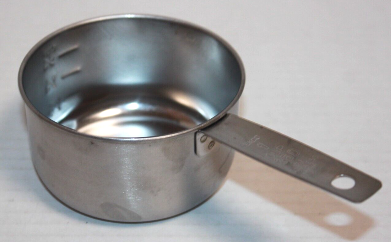 Vintage Ekco Stainless 1 Cup Measuring Cup | eBay