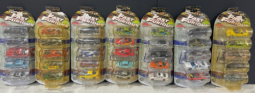 Racing Champions The Fast and The Furious 5 Packs by ERTL - VERY RARE ...