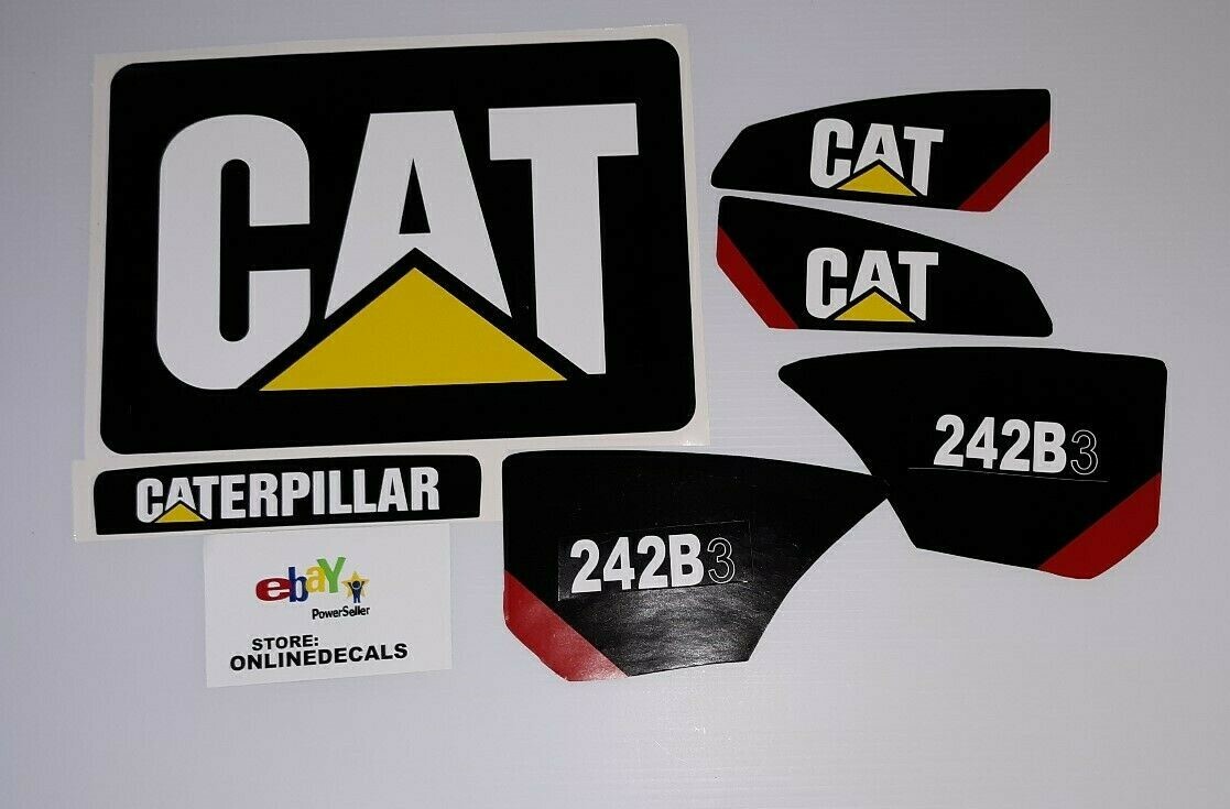 Caterpillar 242 B3 Decal Kit Equipment Decals other numbers just ...