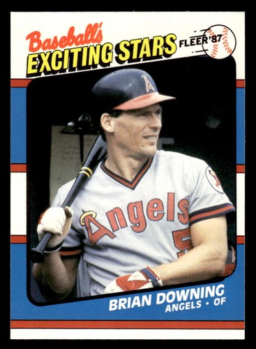 Brian Downing California Angels 1987 Fleer Exciting Stars #16 | eBay