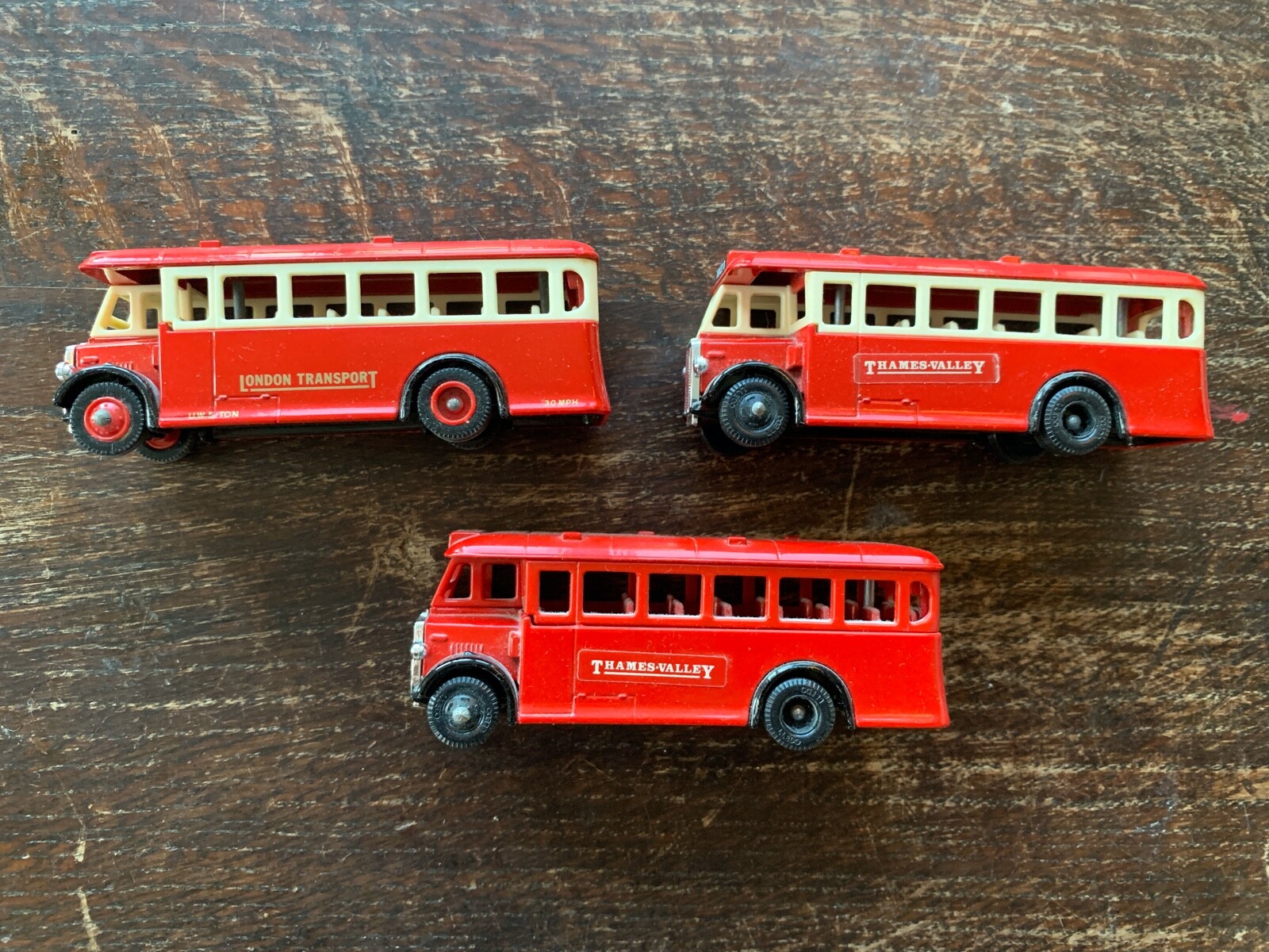 Lledo 3x Lot Diecast Buses Unboxed Models London Transport Single deck ...