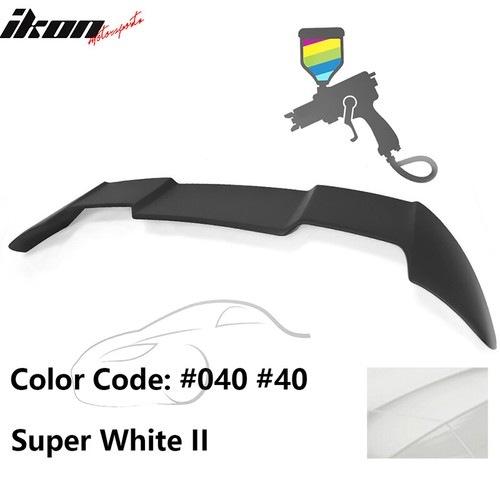 Fits 19-24 Toyota Corolla Hatchback Roof Spoiler ABS Painted #040 Super ...