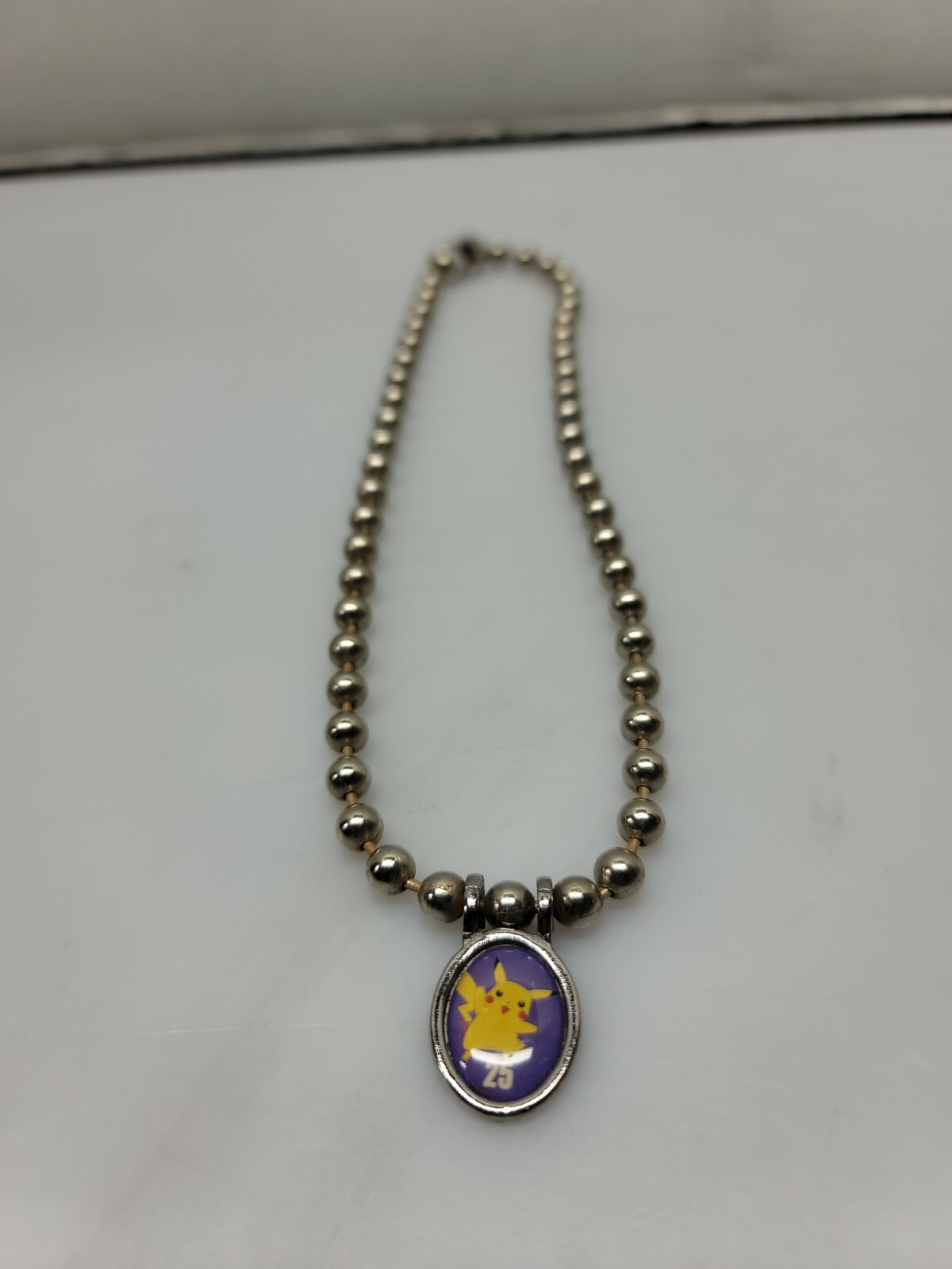Vintage Pokemon 1995 1996 1998 Silver Ball Chain Pen… - Gem