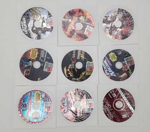 Lot of 9 PC Gamer Magazine 2007 CD Demo Discs Video Game See Photos ...