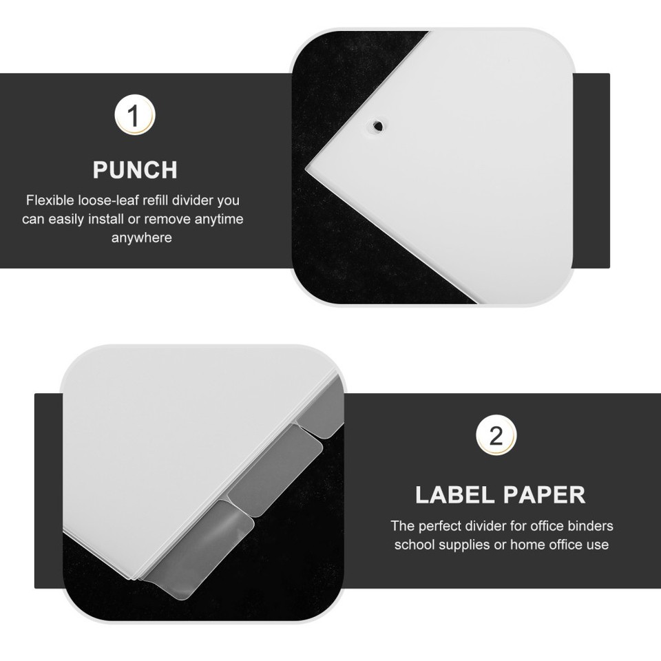 Notepad Dividers Refill Punched Binder Journal Notebook Paper ...