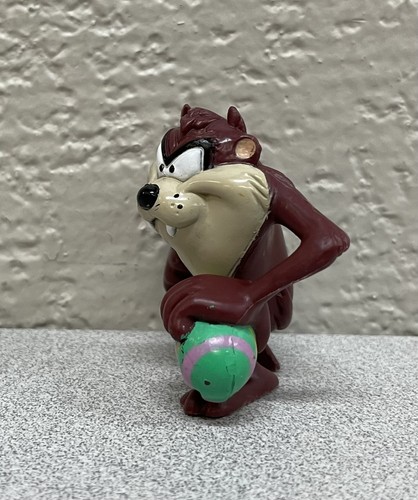 LOONEY TUNES TAZ 3" PVC EASTER EGG 1999 WARNER BROS STORE TASMANIAN ...
