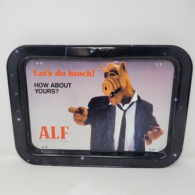 Vintage ALF TV Show Lunch Tray 1987 Metal Collectible Retro Nostalgia ...