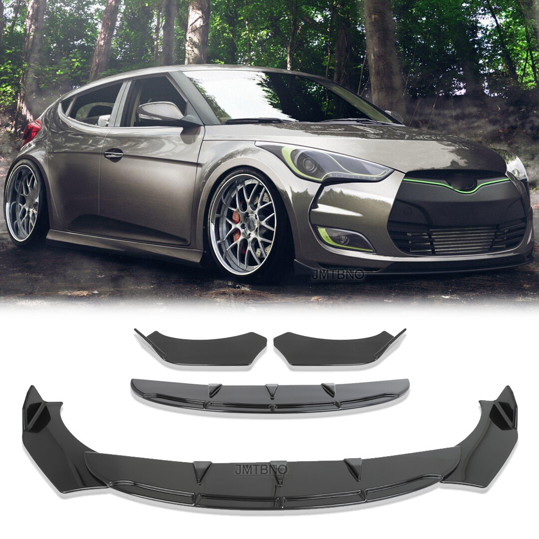 For Hyundai Veloster 2013-2020 Front Bumper Lip Spoiler Splitter Body ...