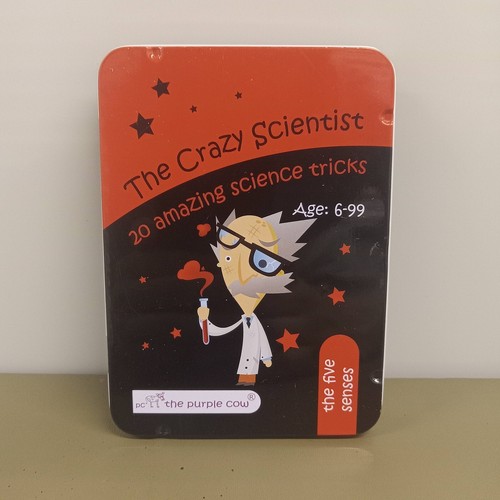 The Crazy Scientist 20 Amazing Science Tricks Card Game Ages 6-99 | eBay
