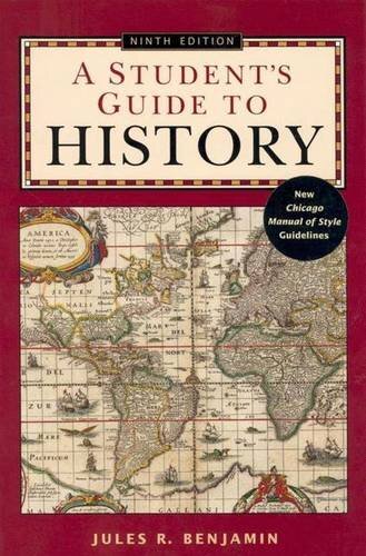A STUDENT'S GUIDE TO HISTORY By Jules R. Benjamin **Mint Condition ...