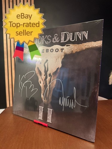 Brooks & Dunn REBOOT II Autographed Black Vinyl LP SIGNED [IN HAND]🆕 | eBay