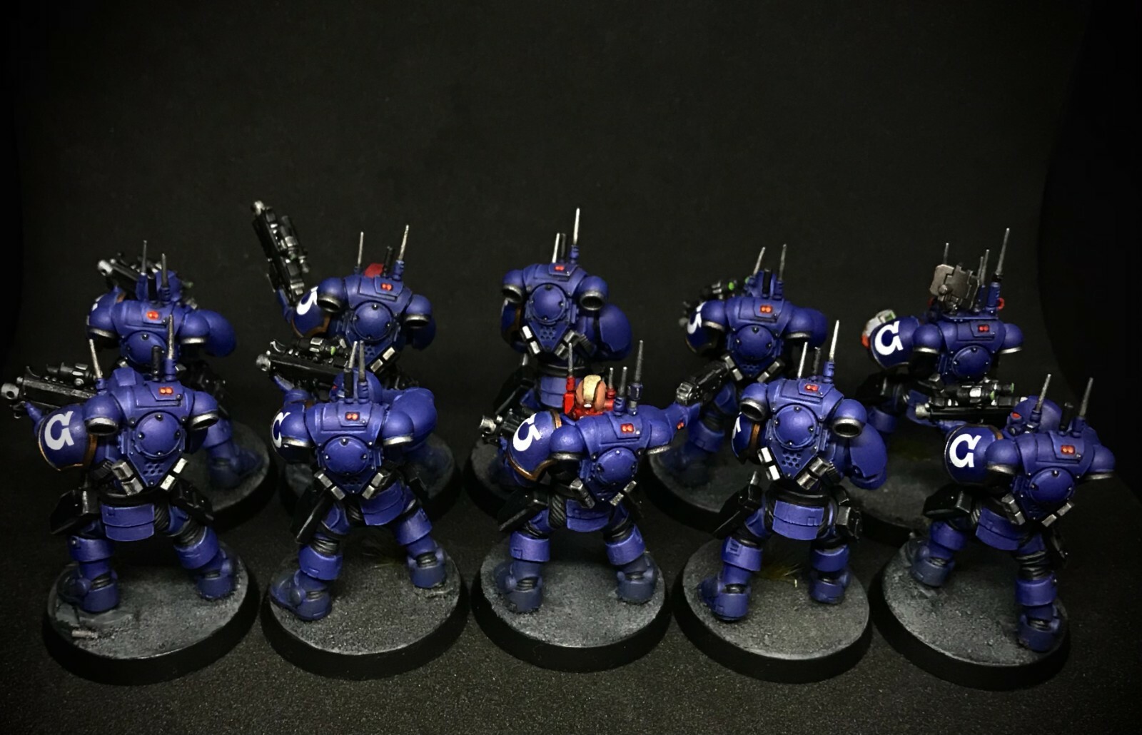 Ultramarines Primaris Infiltrators painted Warhammer 40k Space Marines ...