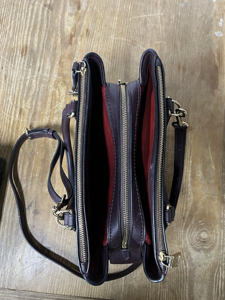 Authentic Coach 56839 Brooklyn 28 Carryall Pebbled Leather Satchel Bag ...