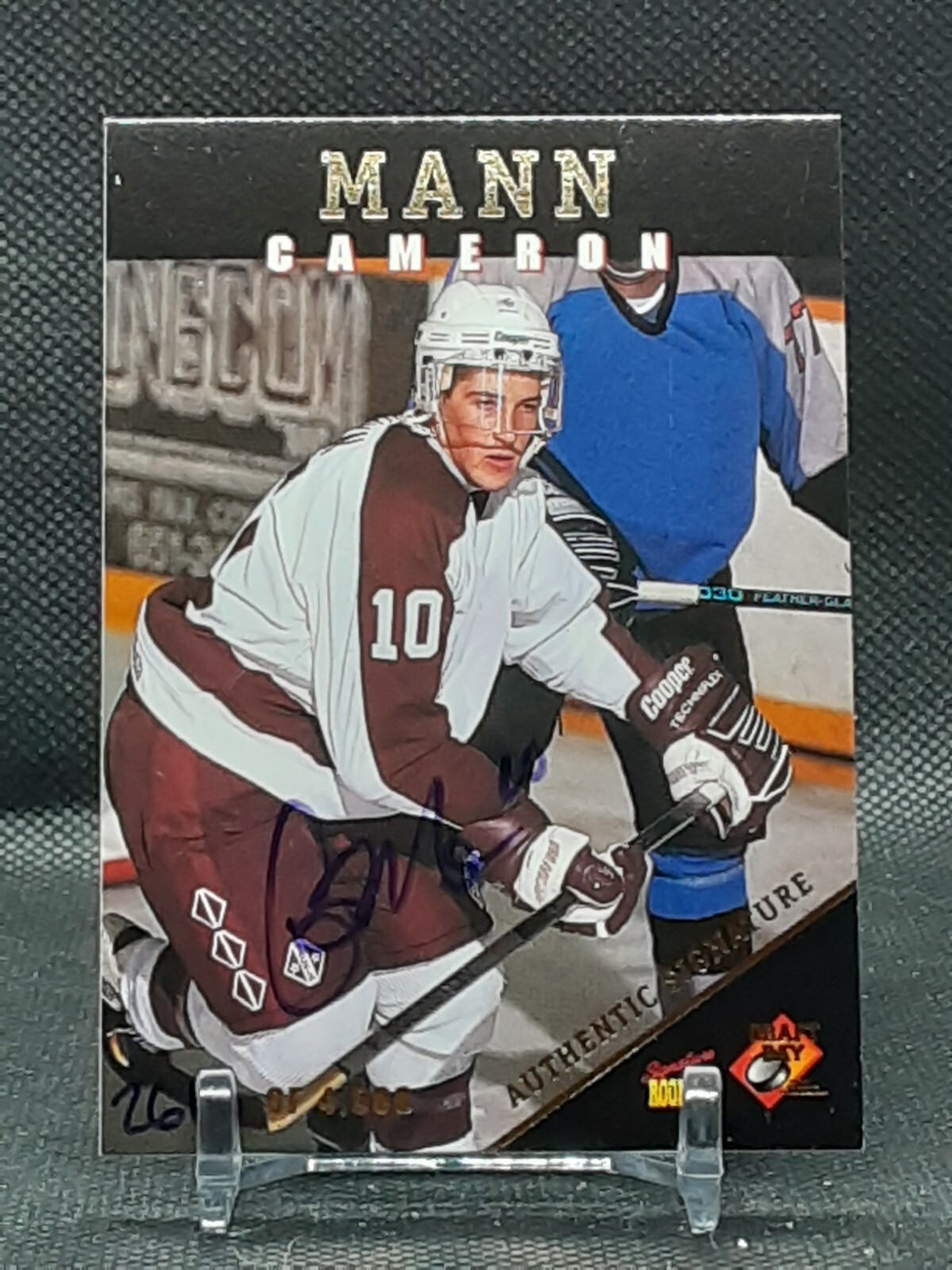 CAMERON MANN 1995 SIGNATURE ROOKIES AUTO #/4500 BRUINS | eBay