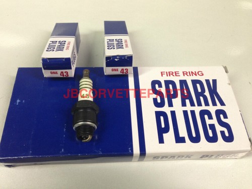 AC # 43 FIRE RING SPARK PLUG SET NEW -REPRODUCTION | eBay